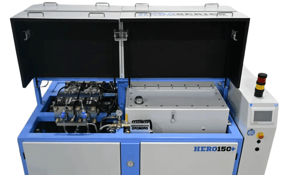 Waterjet Abrasive Removal System | Jet Edge Waterjet Systems